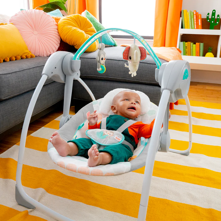 Bright Starts Whimsical Wild Portable Swing | Baby Swings | Baby Factory