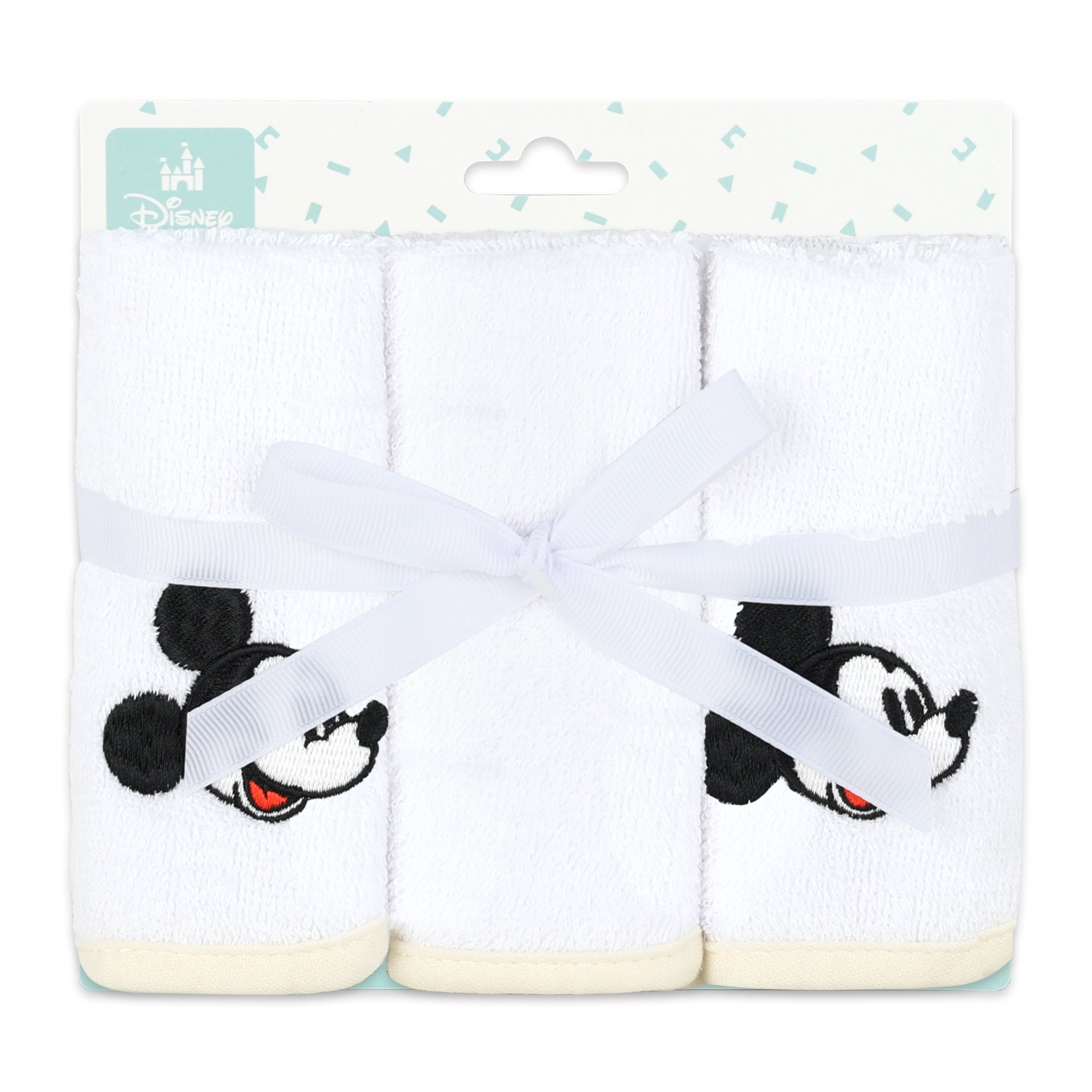 Disney Baby Mickey 3-Pack Face Washers | Towels & Face Washers | Baby ...