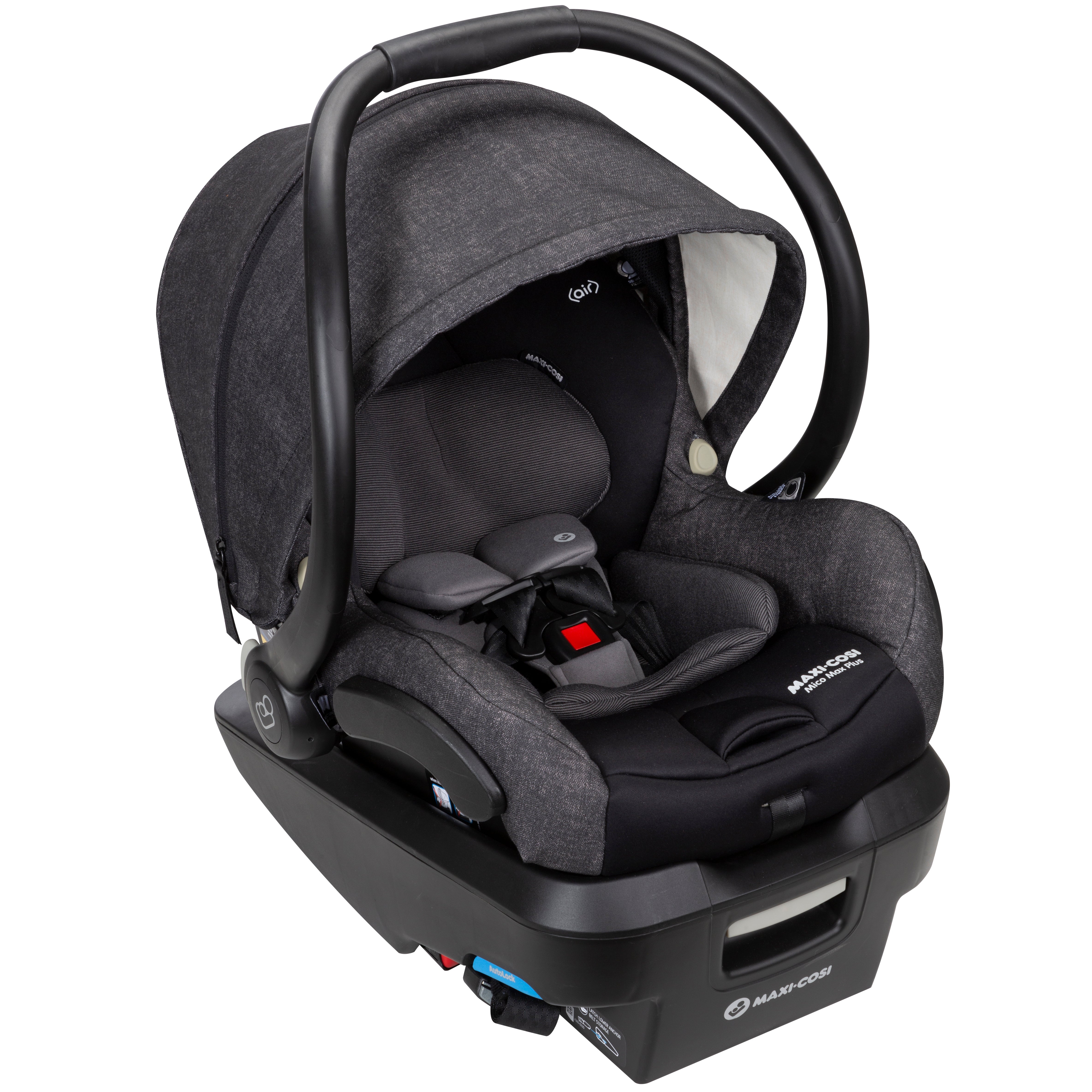 Maxi Cosi Mico Max Plus Infant Capsule with Base Nomad Black | Infant ...