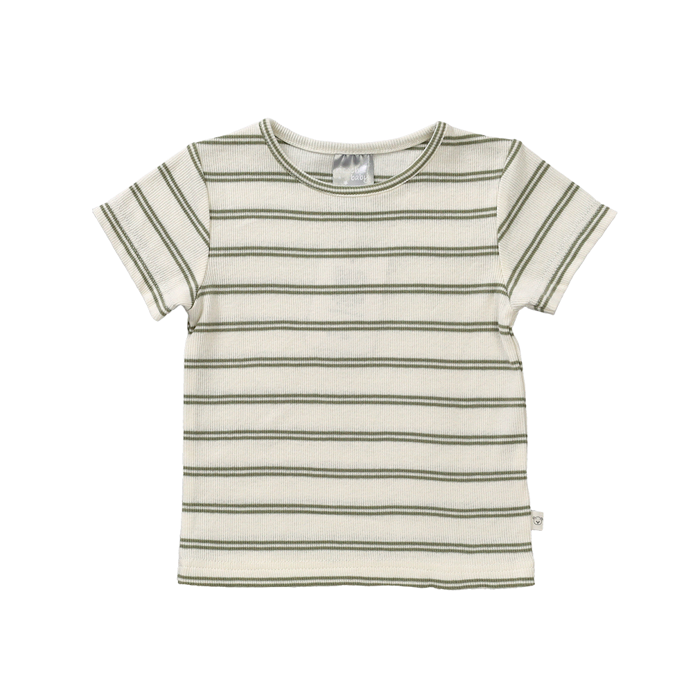 Ricochet Baby Short Sleeve Rib Tee | Tops & Tees | Baby Factory